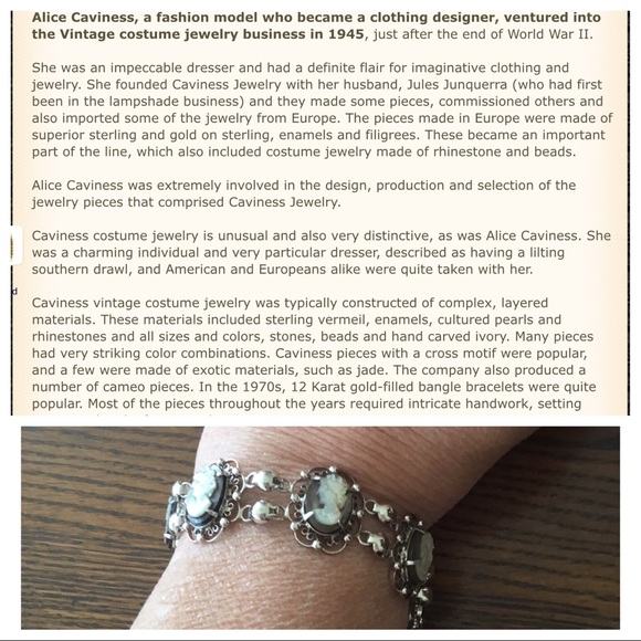 Alice Caviness Vintage | Jewelry | Rare Vtg Alice Caviness Sterling ...